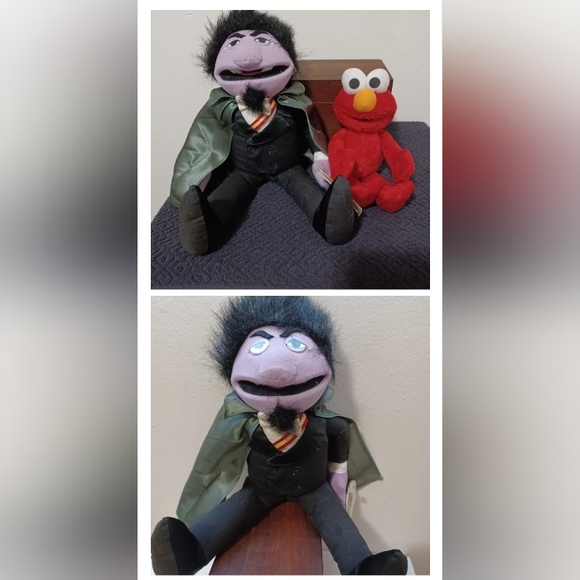 Toys | Set Of Two Sesame Street Plush Elmo And The Count | Poshmark